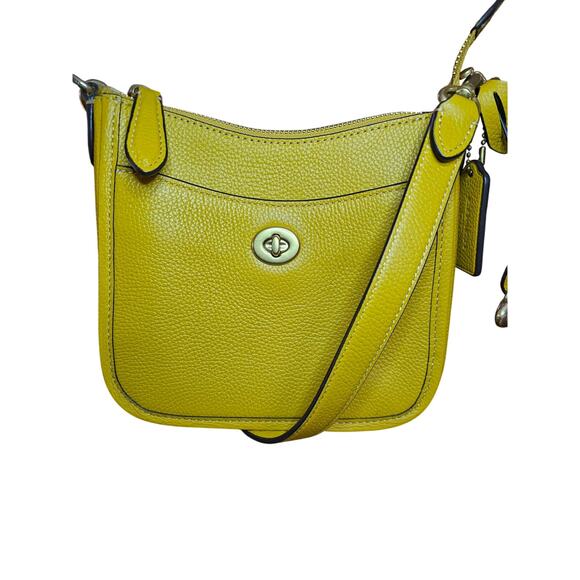 Coach | Bags | New 225 Coach Chaise 9 Small Pebbled Leather Crossbody ...